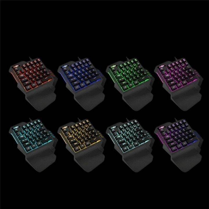 blutooth keyboard NG MALL G7 Mini One-Hand Game Keyboard Wired Gaming ...
