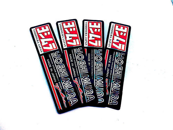 สติ๊กเกอร์ติดท่อ Yoshimura Sticker 3D Logo (ขนาด 3. x 12.9 cm ...