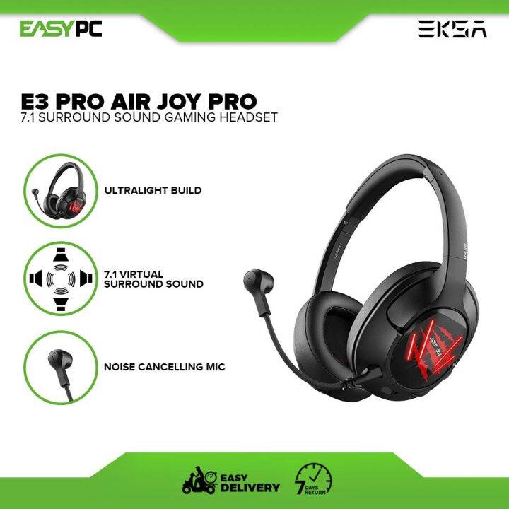 EKSA E3 Pro Air Joy Pro 7.1 Surround Sound Gaming Headset OCLGH0005 ...