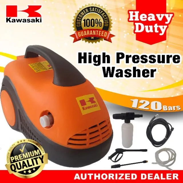KAWASAKI High Pressure Washer 120 Bar Heavy Duty | Lazada PH