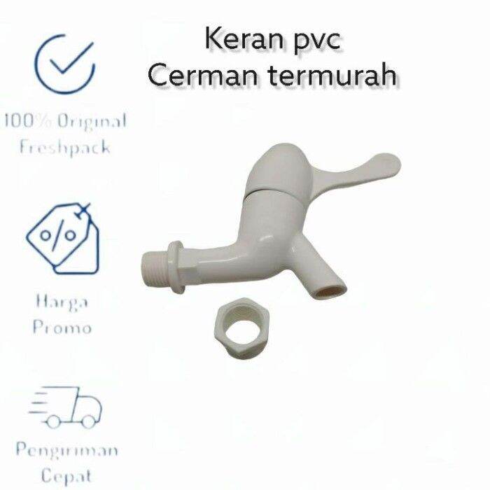 kran tembok Pvc ABS 1/2inch kran tembok 1/2"Carmen keran tembok | Lazada Indonesia