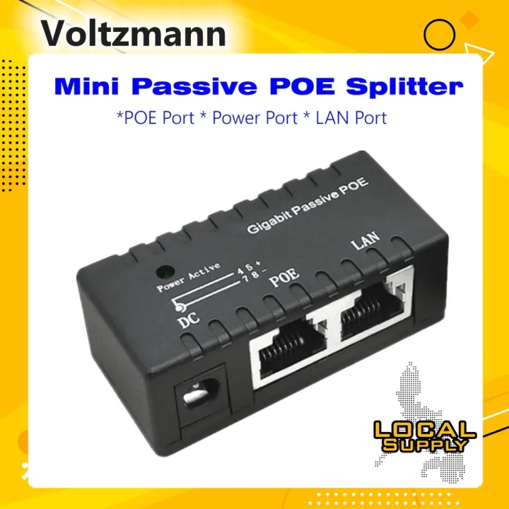 Mini POE Power Supply Box POE Gigabit single-port Passive LAN POE ...