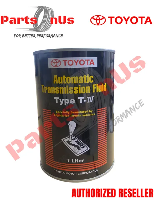 TOYOTA GENUINE 1 Liter Automatic Transmission Fluid type T-IV / 08886 ...