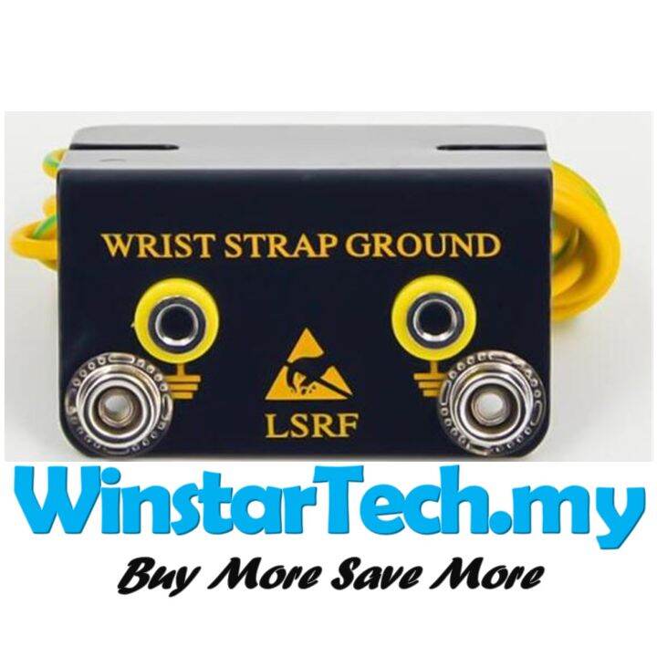 LEKO ESD Anti-static Wrist Strap (Adjustable) / PVC Grounding Wire / L ...