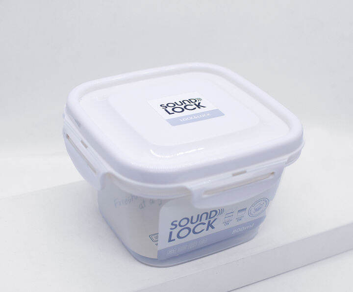 Lock & Lock Sound Lock Square Container 800ml | Lazada PH