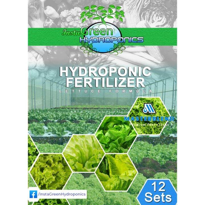【2023】 Hydroponics Masterblend Lettuce Formula 12 sets | Lazada PH