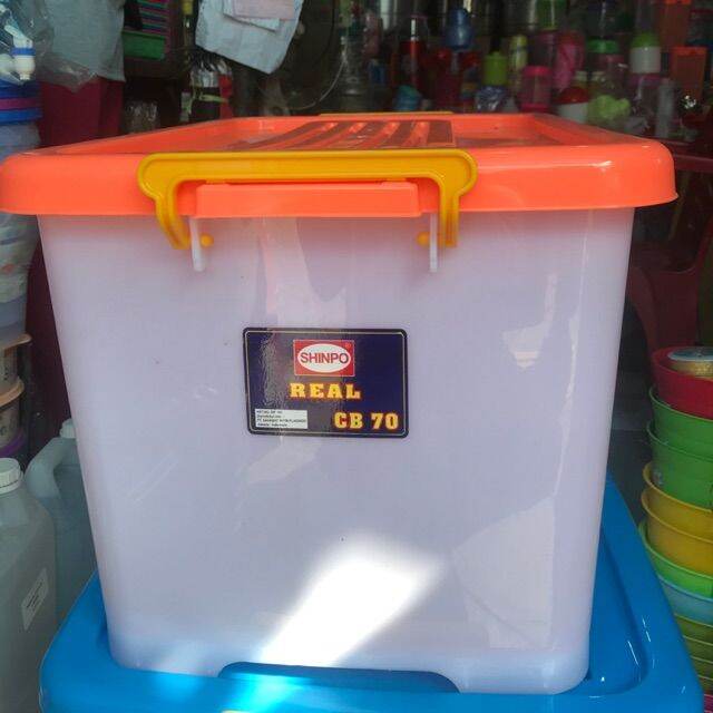 Kontainer Plastik CB70 Container Box CB 70 liter Besar Kontener Roda ...
