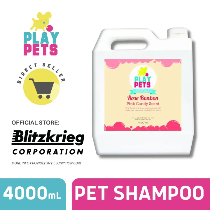 Play Pets Shampoo Pink Candy 4L | Lazada PH