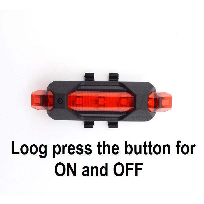 LED Light for Helmet Bicycle 100% Waterproof with USB Rechargeable ...