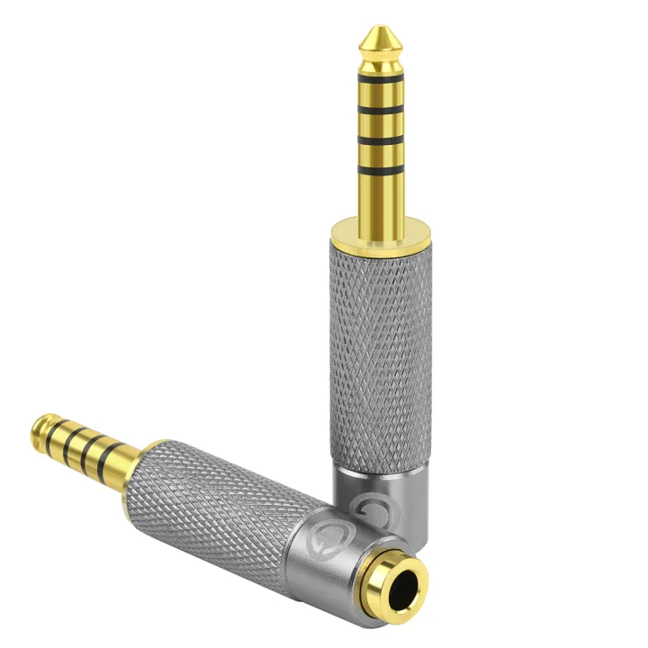 Geekria 4.4mm Balanced Male to 3.5mm Balanced Female Gold-Plated Adapter Compatible with NW ...