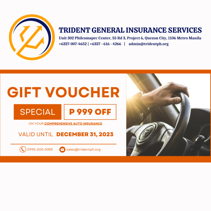 COMPREHENSIVE CAR INSURANCE - DISCOUNT COUPONS + FREEBIES | Lazada PH