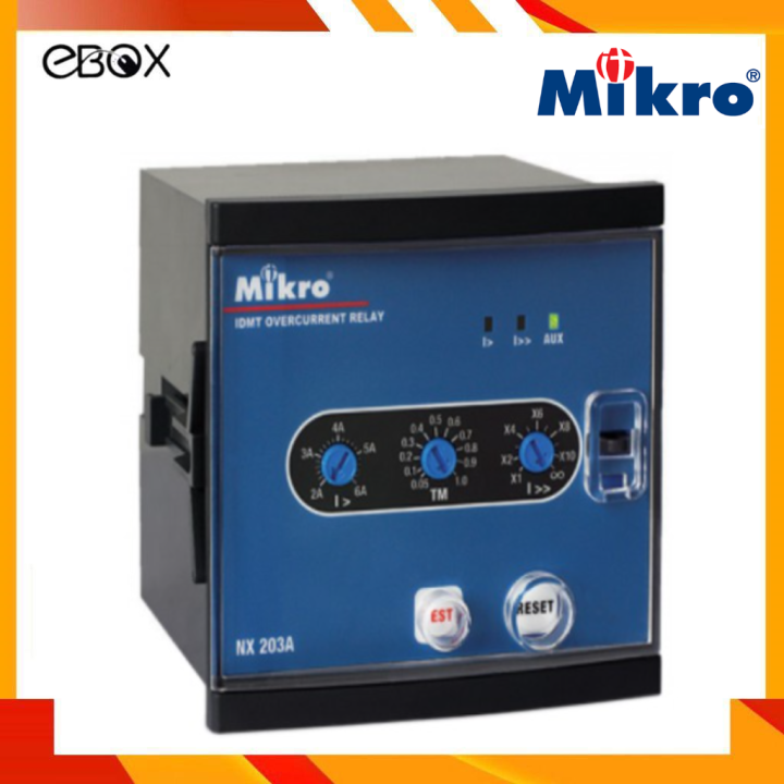 MIKRO NX203A - 240A IDMT OVERCURRENT RELAY | Lazada