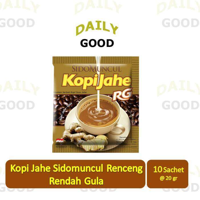 Kopi Jahe RG (Rendah Gula) Sidomuncul - 10 Sachet | Lazada Indonesia
