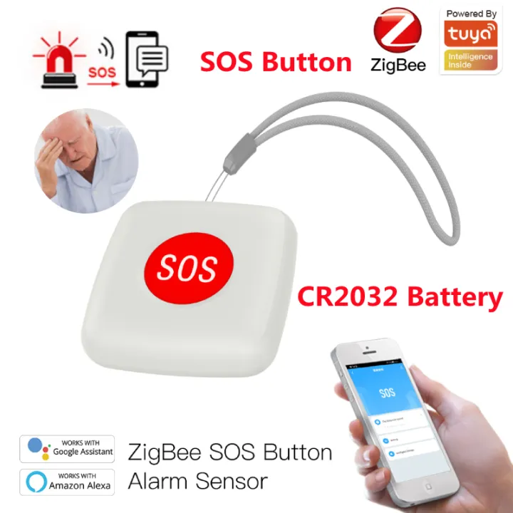 E Life Smart Store Tuya ZigBee SOS Button Sensor Alarm Elderly Alarm ...
