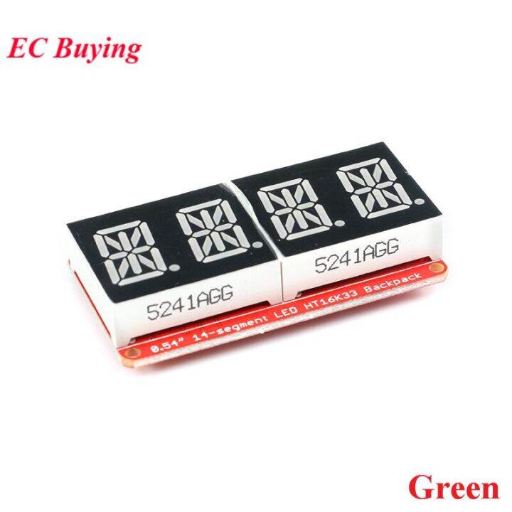 Ht16k33 054 Inch 054‘ 4 Bit Meter Digital Tube Module Led Display Iic I2c Control Meter 33v 