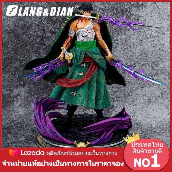 LANGDIANใหม่อย่างเป็นทางการของแท้Original One-Piece GK Roronoa Zoro ...