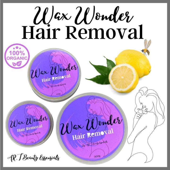 WAX WONDER | Hair Removal (3 variants) 100% organic & Authentic ...