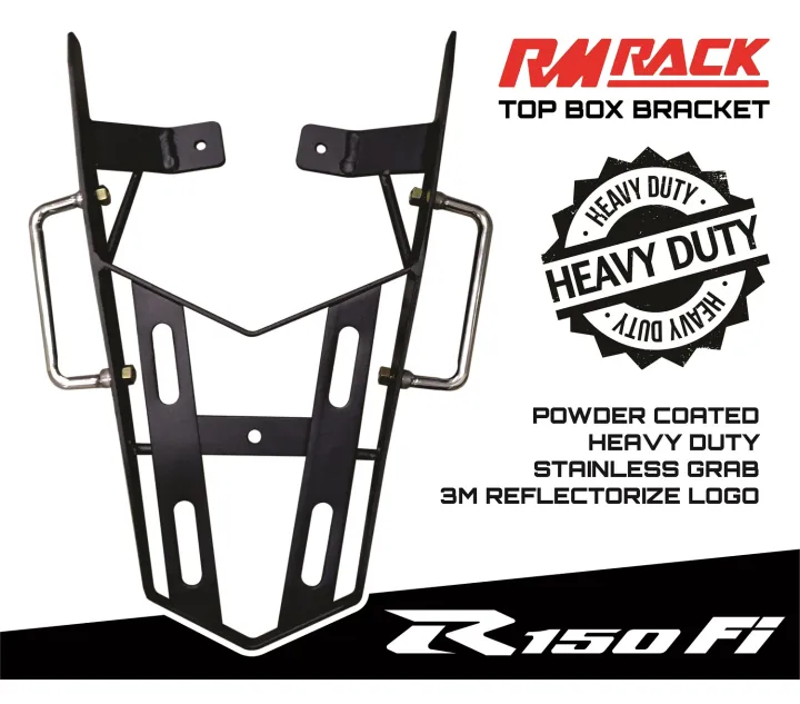 RAIDER 150 FI Rm Rack Heavy Duty Top Box Bracket | Lazada PH