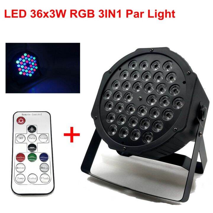 LED Par Lights 36x3W DJ LED RGBW Par Lights RGB Wash Disco Light DMX ...