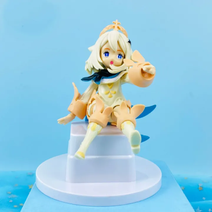 Genshin Impact Paimon Figurine Anime Action Figure Miniatures Statue ...