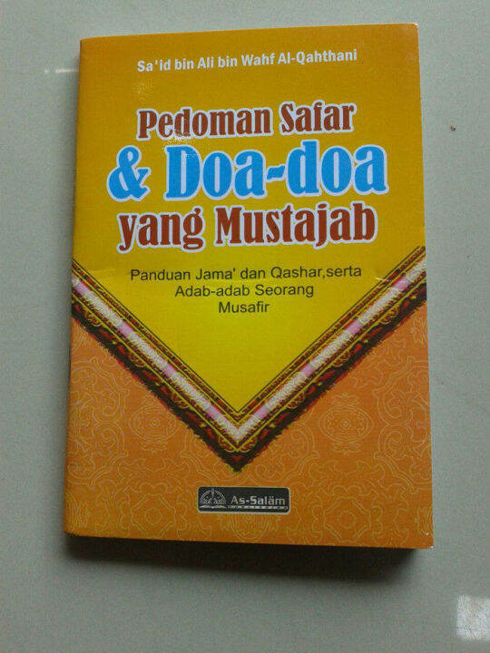 Buku Saku Pedoman Safar Doa Doa Yang Mustajab & Adab Adab Musafir ...