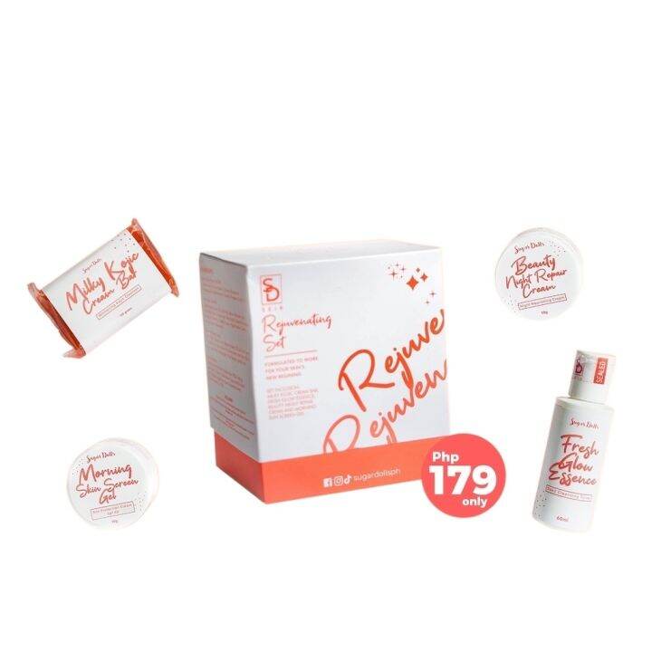 Cadia Beauty Dolls Rejuvenating Micropeeling Set Anti Acne Glass Skin