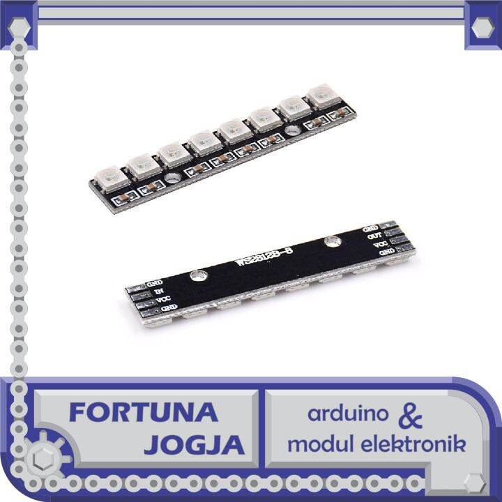 Modul LED 8bit RGB WS2812B 5050 Addressable Full Color Board | Lazada ...