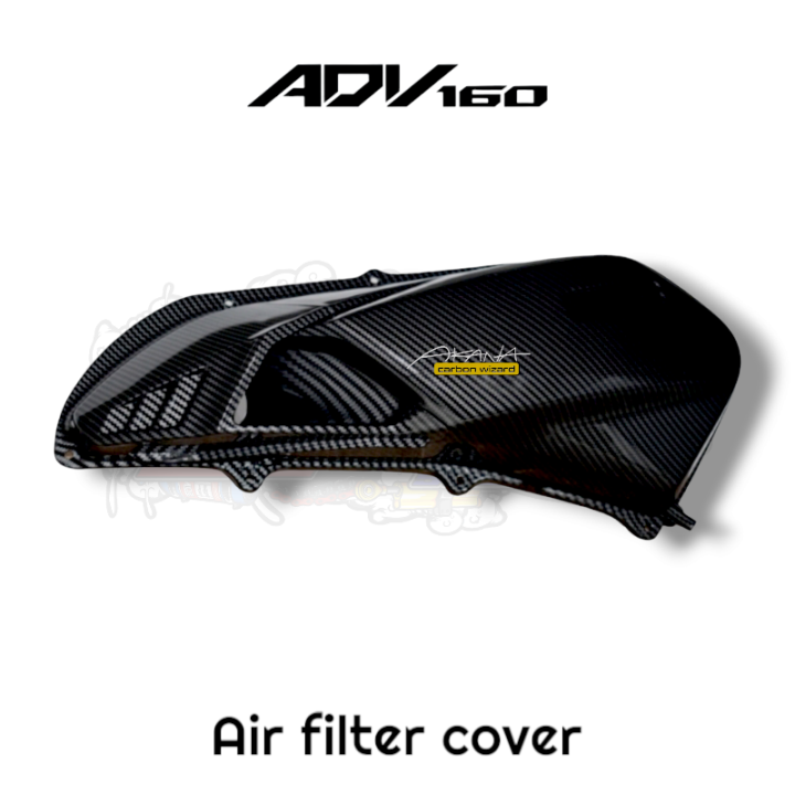 Honda ADV160 Air Filter Cover Carbon with akana sticker | Lazada PH