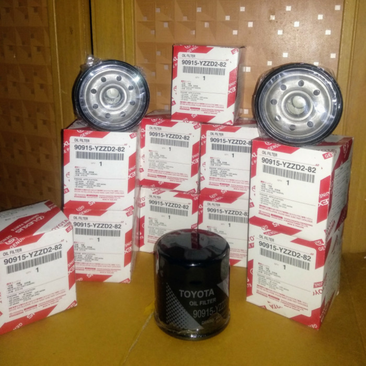 filter oli oil filter Toyota Hiace commuter / Hilux / Innova 90915 ...