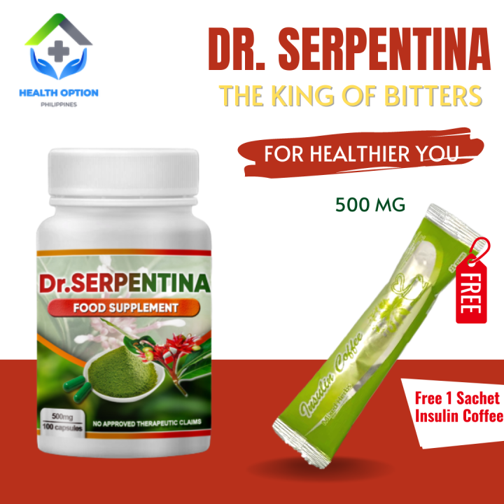 Dr.Serpentina 100% Organic Original Herbal Capsules - Regulates Blood ...