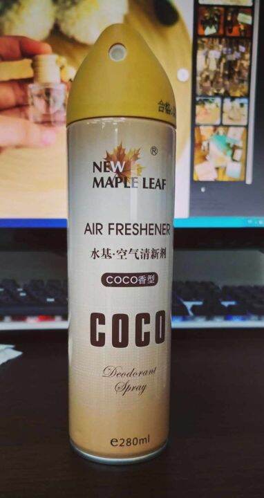 New Maple Air Freshener COCO Deodorant Spray 280mL | Lazada PH