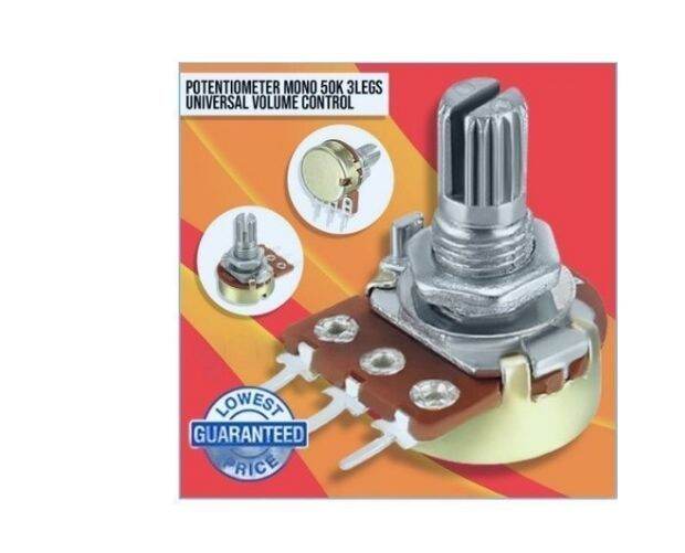 Potentiometer Mono 50k 3legs Universal Volume Control | Lazada PH