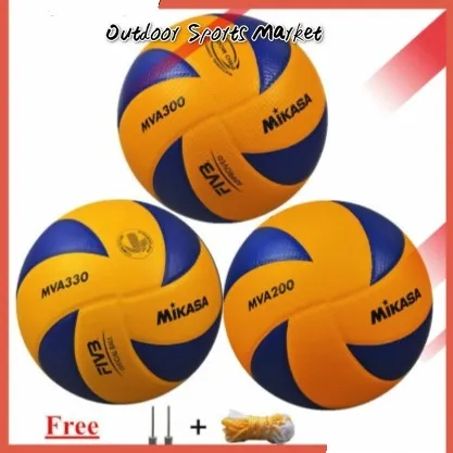 REDAT STOCK Bola Voli Volleyball Size 5 Soft PU Mikasa MVA 200 300 330 ...