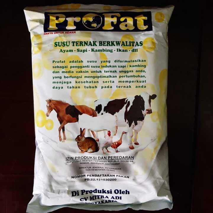 PROFAT Susu Pengganti Induk 1Kg Hewan Ternak Kambing Domba Sapi Babi ...