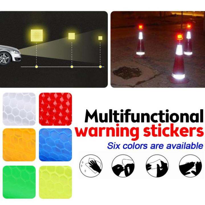 Reflective Decals Tape Safety Waterproof Warning Reflective Tapes Rear ...