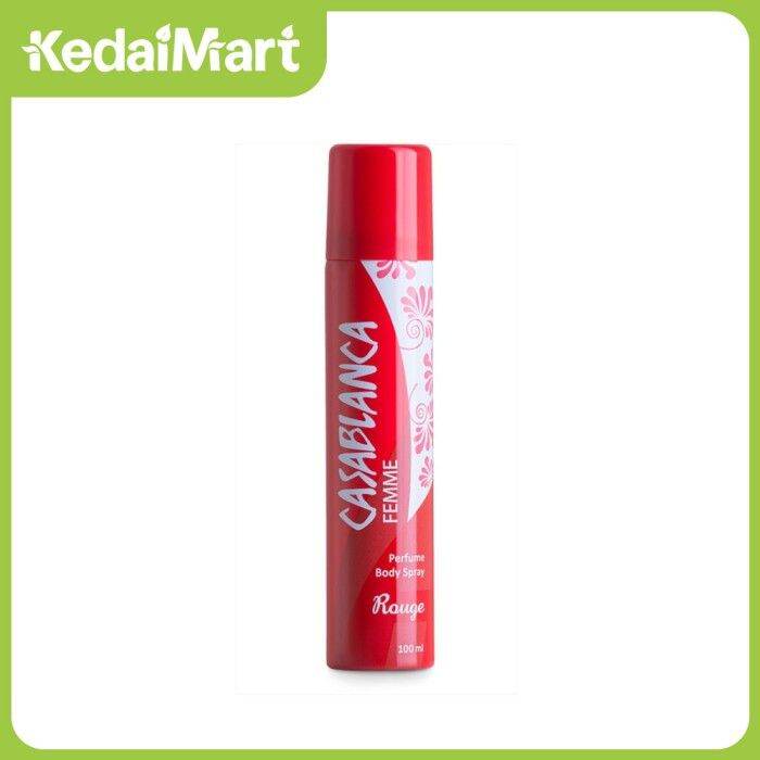 Casablanca Body Spray Perfume Merah Kaleng 100 ml | Lazada Indonesia