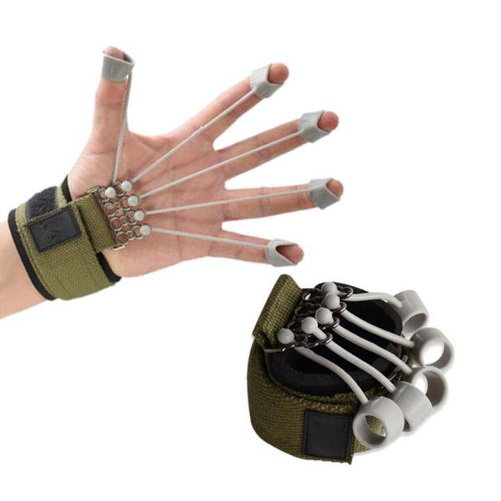 Finger and Hand Extensor Trainer Exerciser with Resistance Band ...