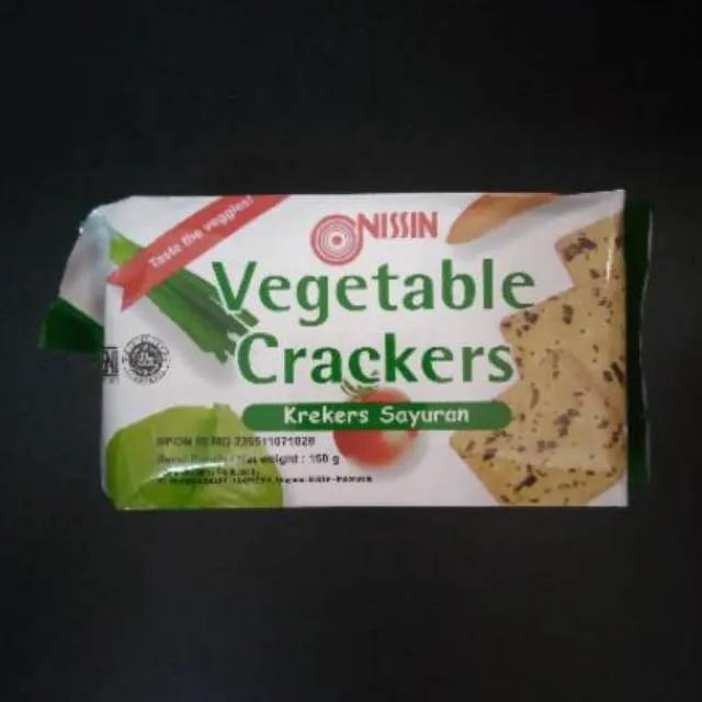 NISSIN Vegetable Crackers 150 gram - Biskuit Sayuran | Lazada Indonesia
