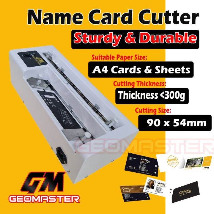 GM Automatic Name Card Cutter , Mesin Memotong Name Card A4 | Lazada