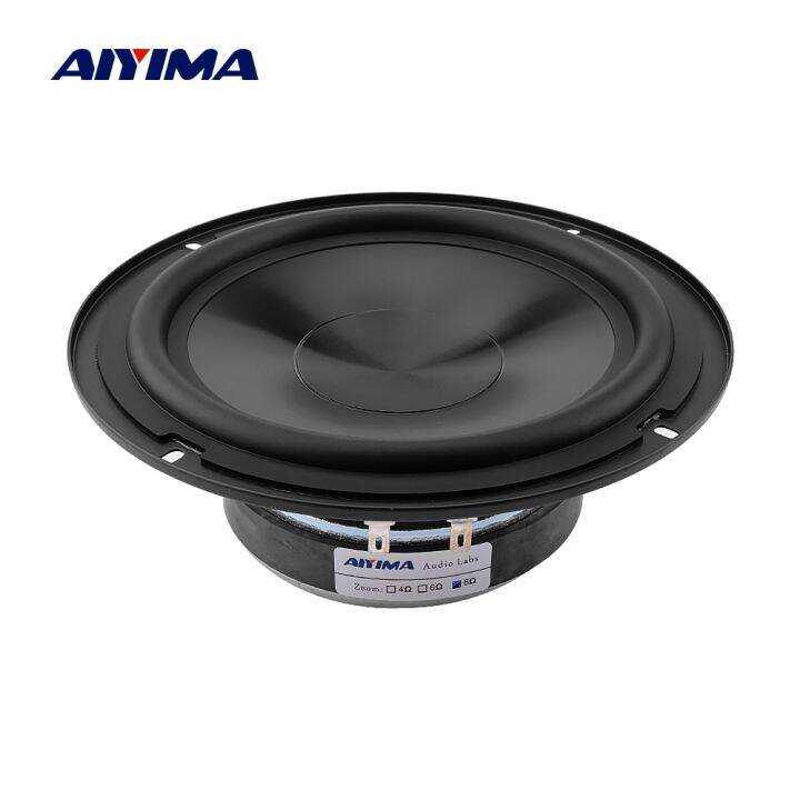 AIYIMA 6.5 Inch Audio Woofer Hifi Speaker Driver 8 Ohm 50W Ultra-thin Mid Range Bass Sound ...