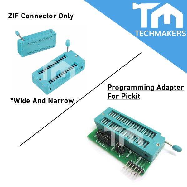 40 Pin ZIF Socket 3M / Programming Adapter PICKIT2 PICKIT3 Universal ...