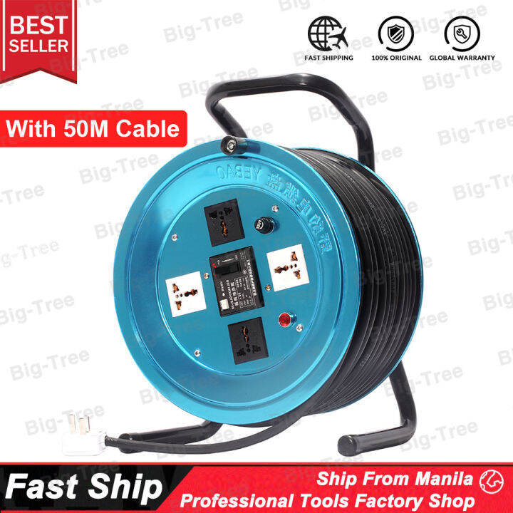 Supertools TST-EWCR 15M 30M 50M Heavy Duty Cable Reel Extension Wire 15 ...