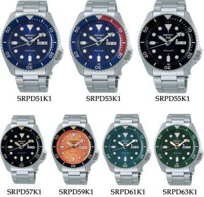 นาฬิกาข้อมือผู้ชาย SEIKO 5 Sports Automatic รุ่น SRPD51K สีน้ำเงิน ...