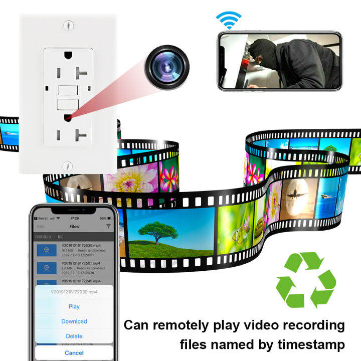 KeyNG High definition 1080P WiFi high-definition home safety camera ...