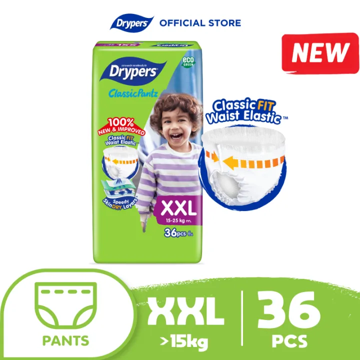 Drypers ClassicPantz XXL36s | Lazada