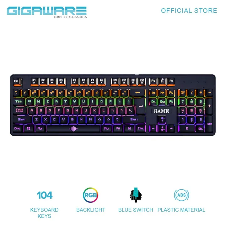 MageGee MK-Box 65% Mechanical Keyboard Wired Gaming Keyboard Blue / Red ...
