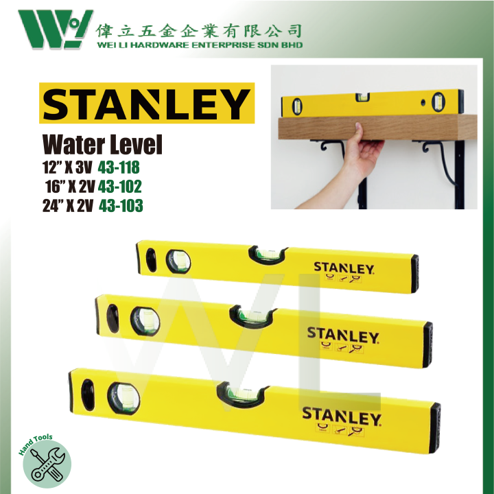 Stanley Water Level 12''/16''/24'' NON Magnetic Measurement Water ...