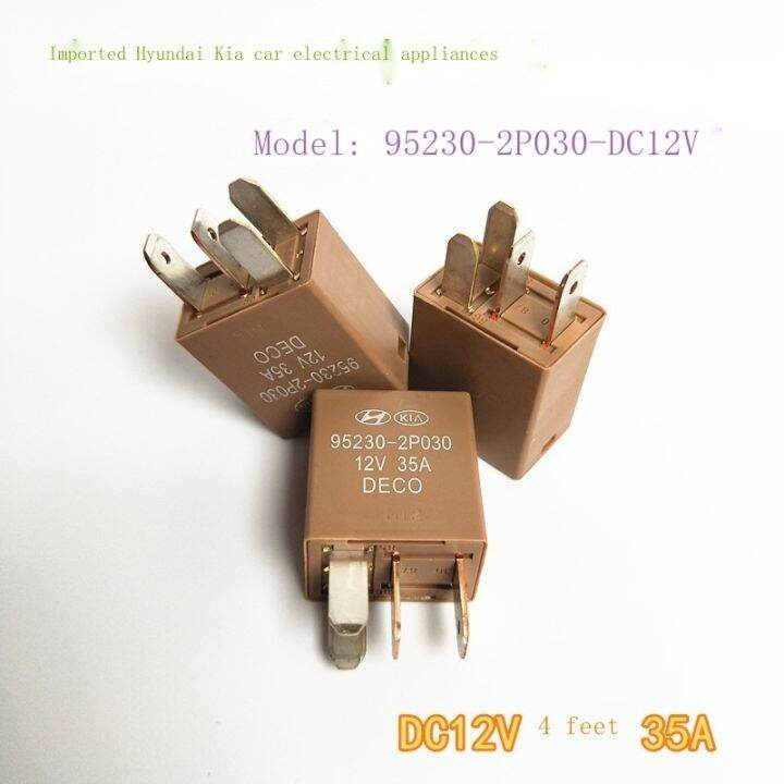 95230-2P030เดิม12V 35A 4ฟุต Hyundai Kia รีเลย์สำหรับไฟหน้าพัดลม ...