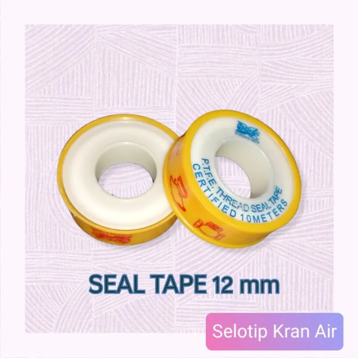Seal Tape Viper 12 mm 10 Meter - Selotip Kran Air - Isolasi Pipa ...
