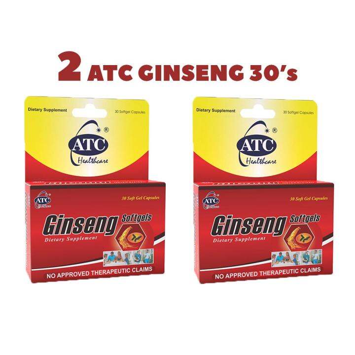 ATC Ginseng 800mg × 30's (2 Boxes) | Lazada PH